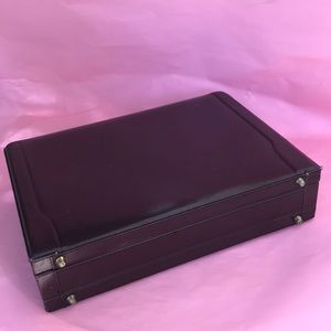 Vintage | Bags | Vintage Burgundy Jourdan Leather Briefcase | Poshmark